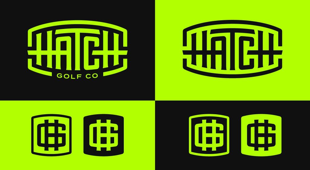 Hatch Golf Logotypes - Wes Franklin Studio